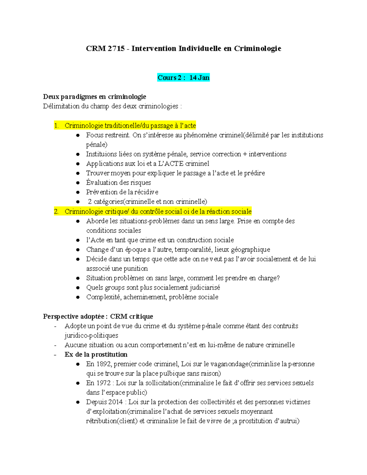 CRM 2715 - Interventions en Criminologie : Récidive et Désistement ...