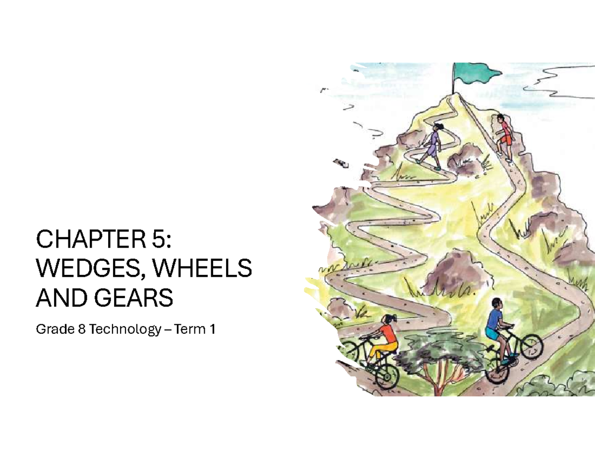 CHAPTER 5: WEDGES, WHEELS, AND GEARS - Grade 8 Tech Term 1 - Studocu