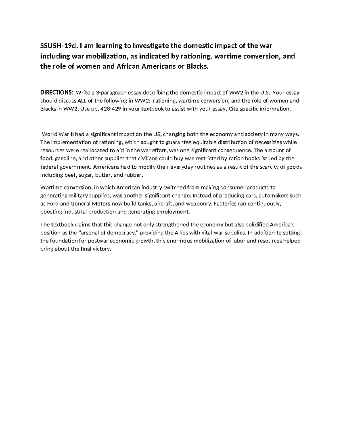 19 D-E Assignment-New - Read It - SSUSH-19d. I am learning to ...