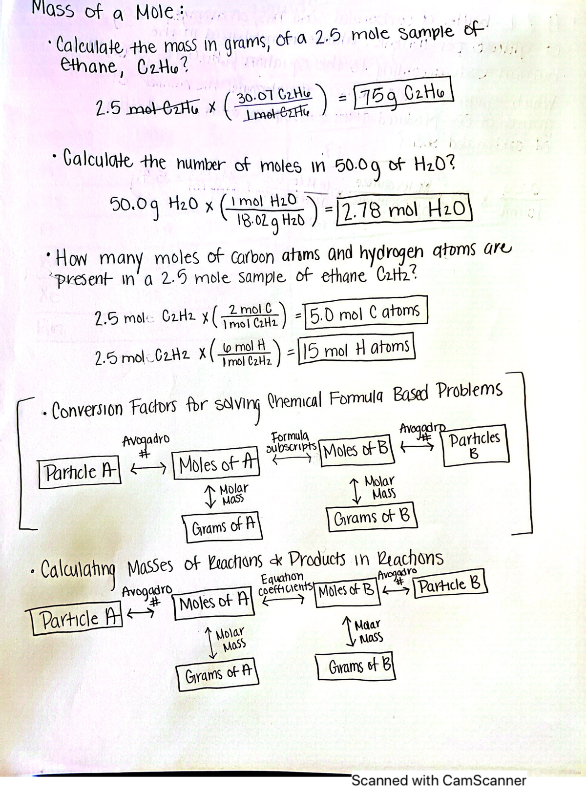 Chemistry Lecture Notes: Understanding Moles and Properties - Studocu