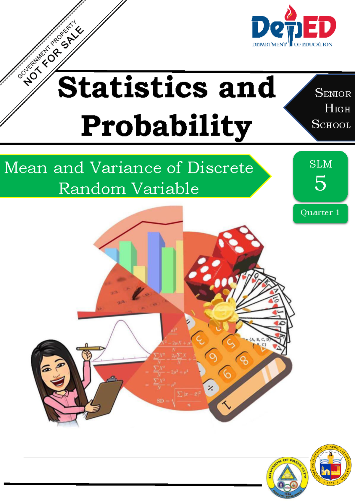 STAT-Module 5: Mean & Variance of Discrete Random Variables - Studocu