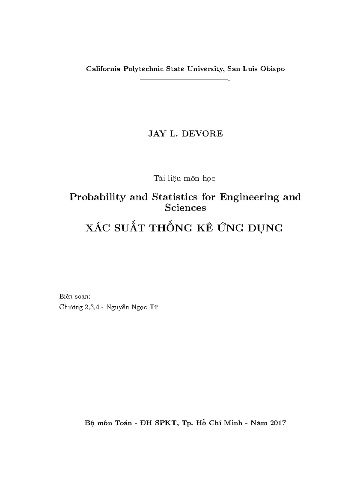 Chuong 2-5 - sgsdfgs - California Polytechnic State University, San ...