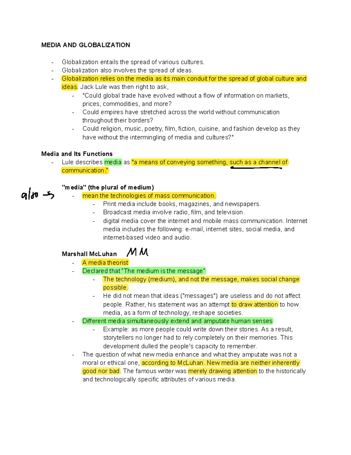 Week 1: Exploring Media's Role in Globalization and Cultural Dynamics ...