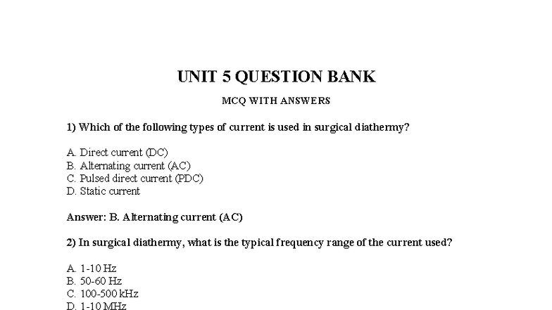 UNIT 5 QB - important questions - UNIT 5 QUESTION BANK MCQ WITH ANSWERS ...