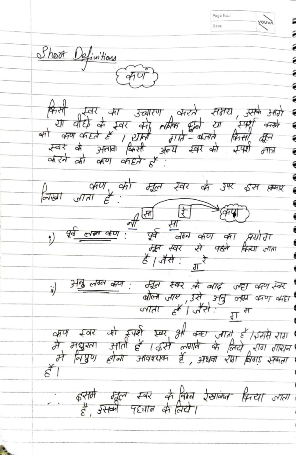 Hindustani Music Vocals Notes - Class 12 Study Guide - Studocu