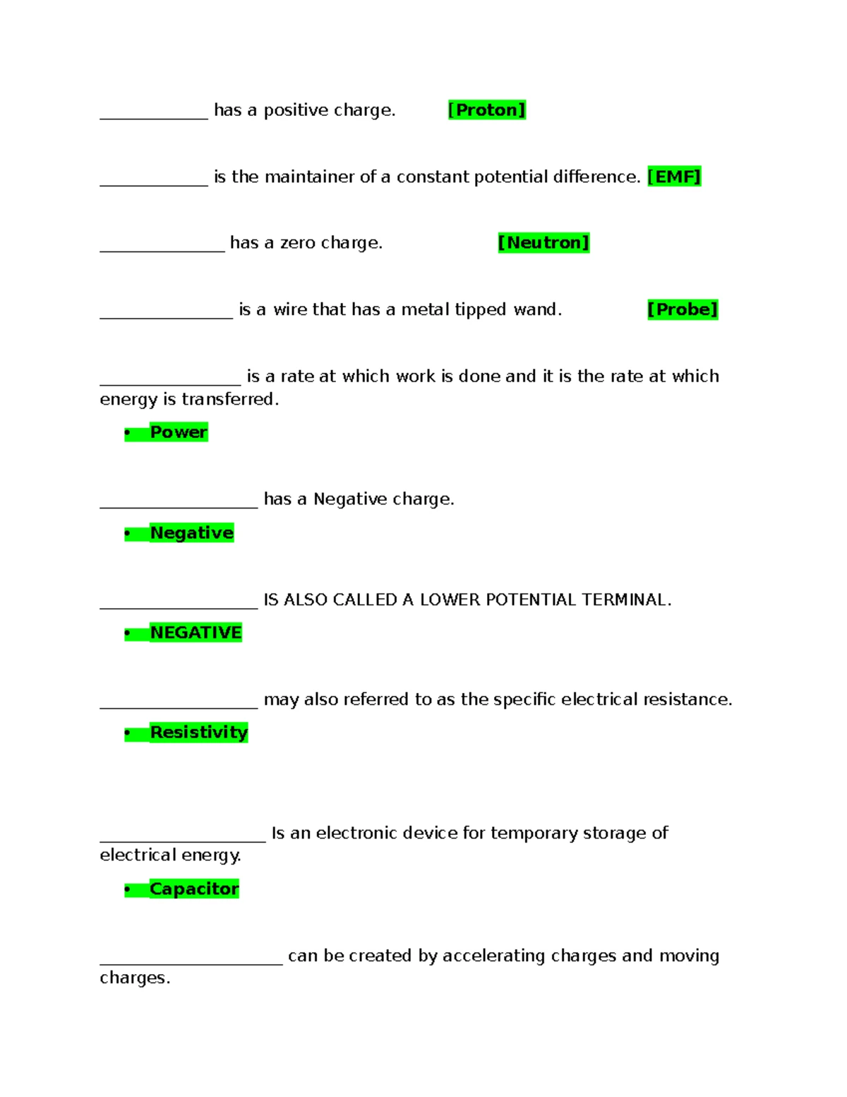 Calculus-Based Physics 2 Prelim Lab Quiz 2 Attempt Review Notes - Studocu