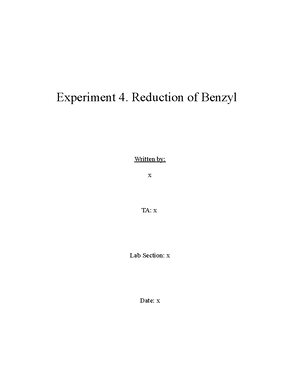 Experiment 5 Bromination of E-Cinamic Acid - Introduction a) Please ...