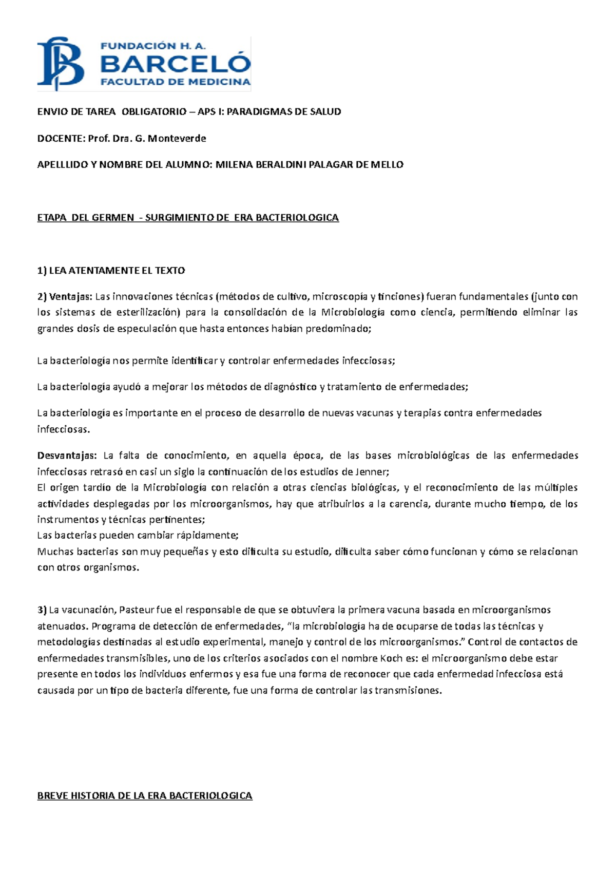 APS 1 Paradigmas de Salud - ENVIO DE TAREA OBLIGATORIO – APS I ...