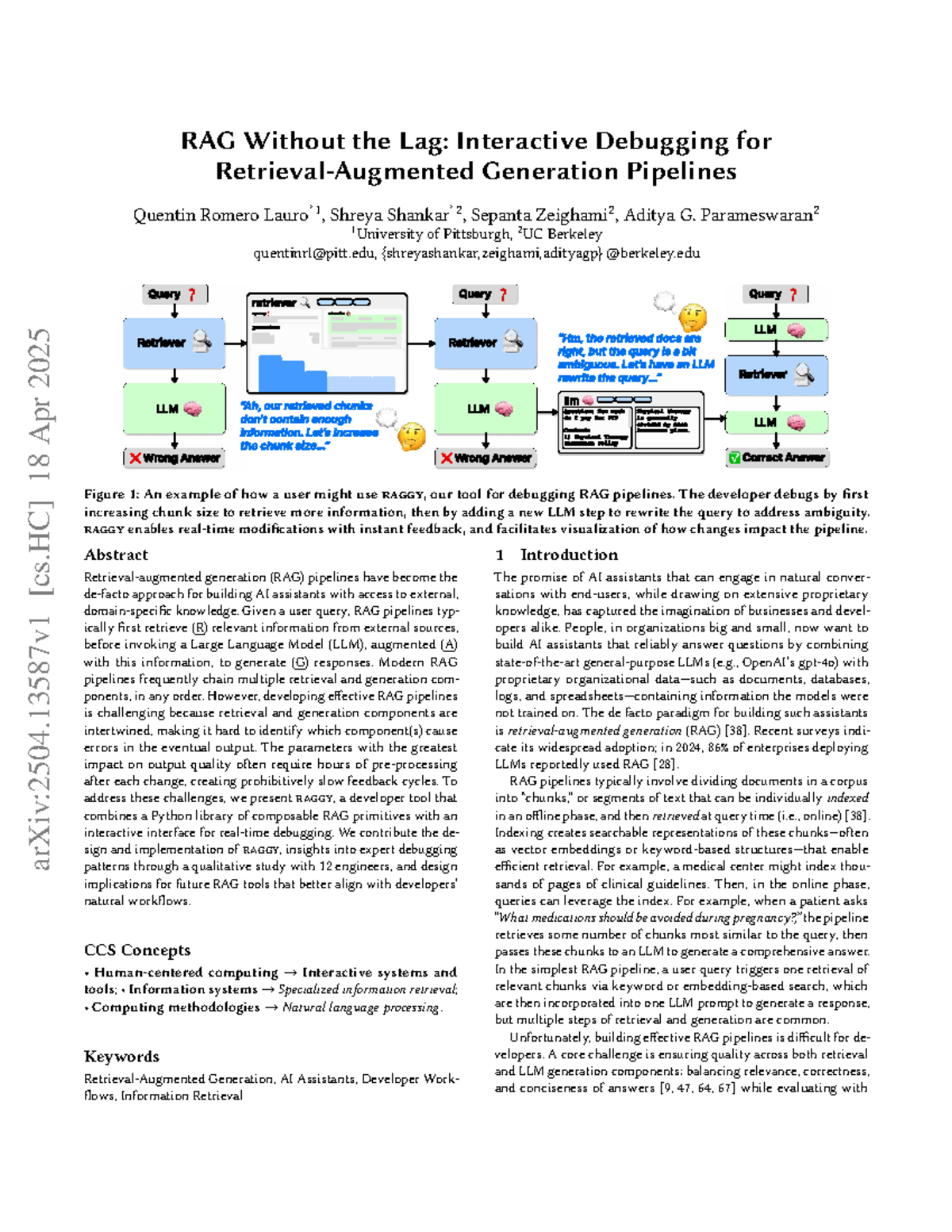 RAG Development: Interactive Debugging for Generation Pipelines - Studocu
