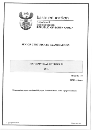 NC(V) Maths Lit Lvl4 Paper 1 Nov 2010 - MATHEMATICAL LITERACY (First ...