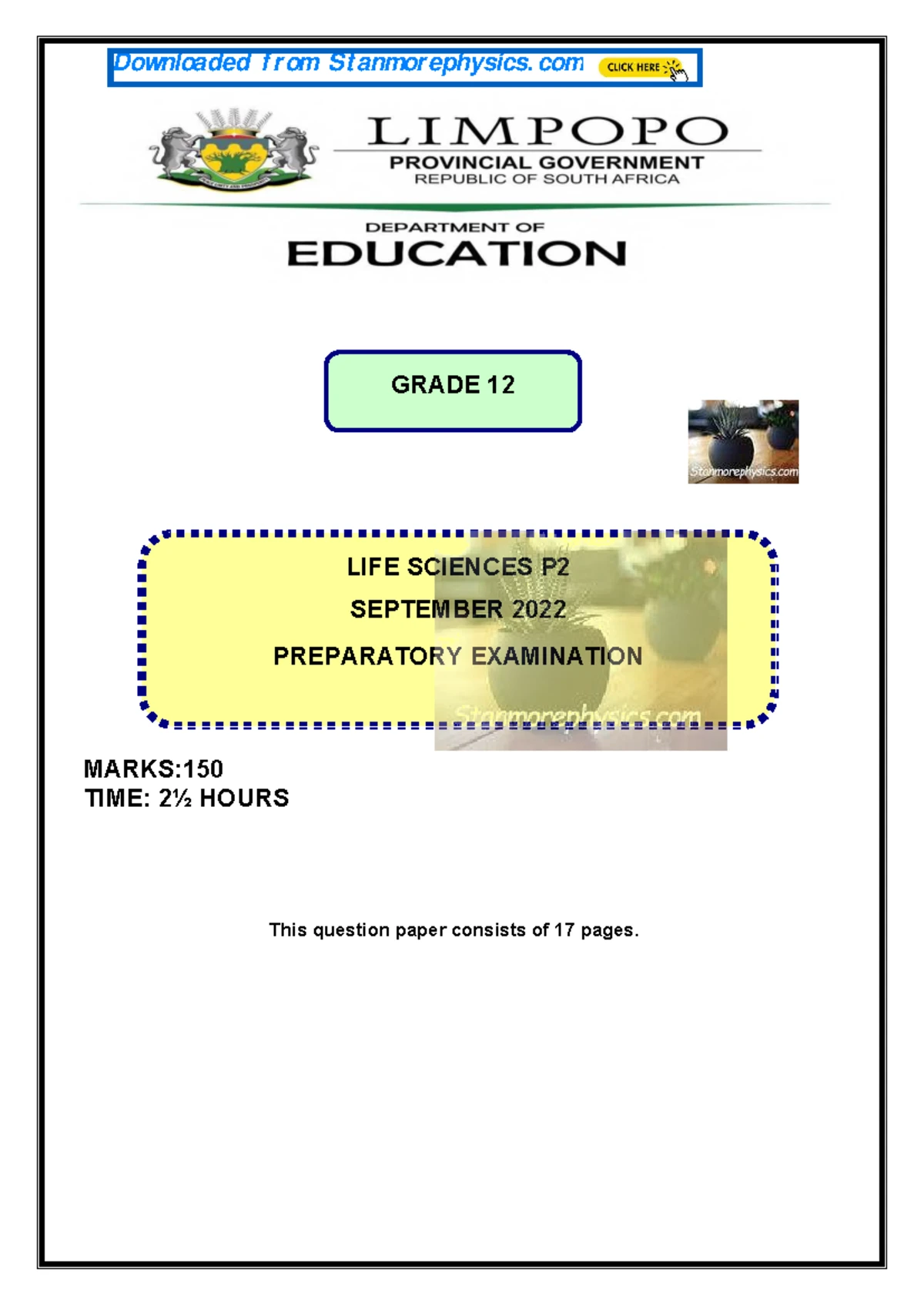 NW Maths Literacy Grade 12 September 2024 P2 Exam & Memo - Studocu