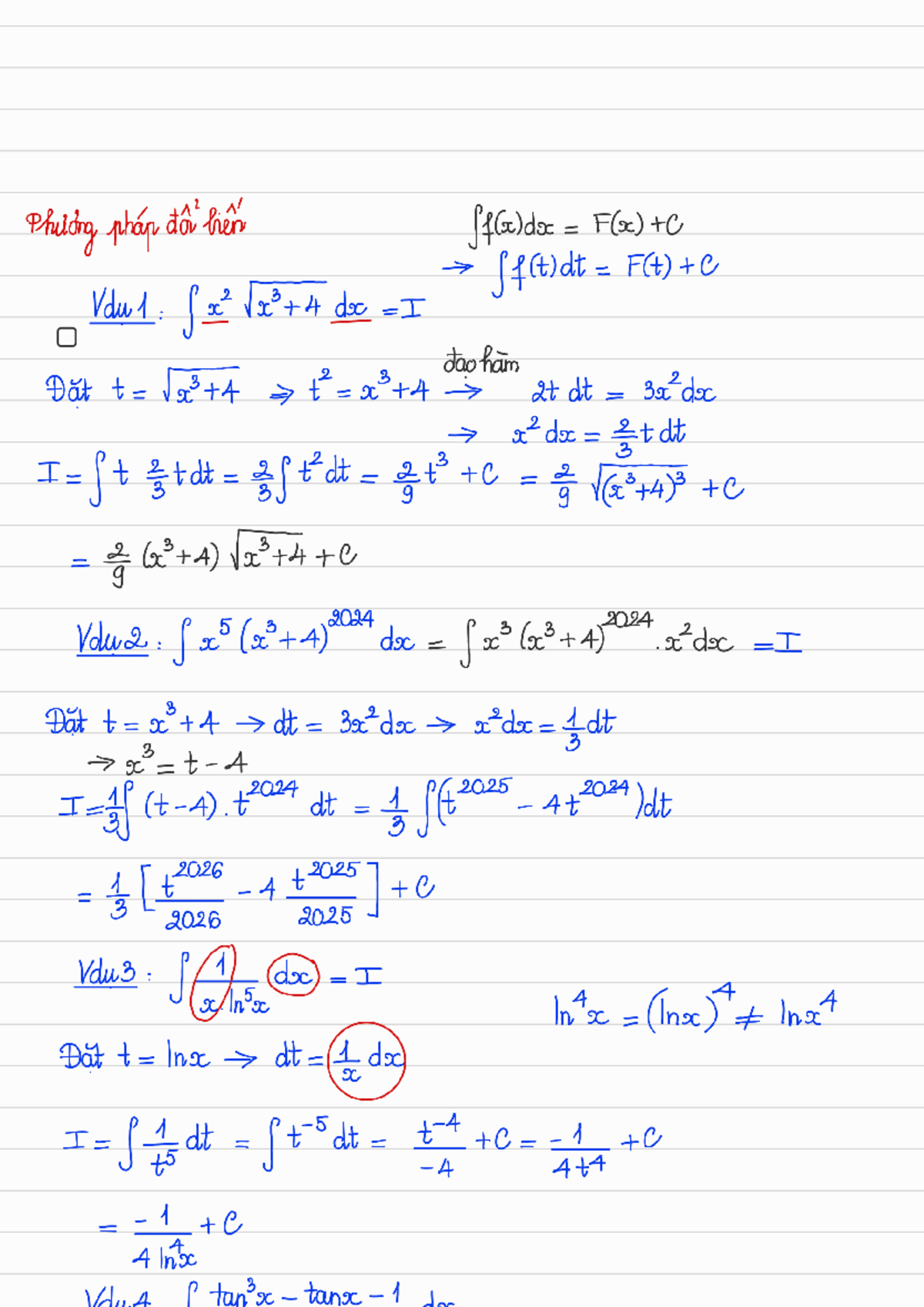 Calculus Notes: Integration Techniques and Applications (MATH 240 ...