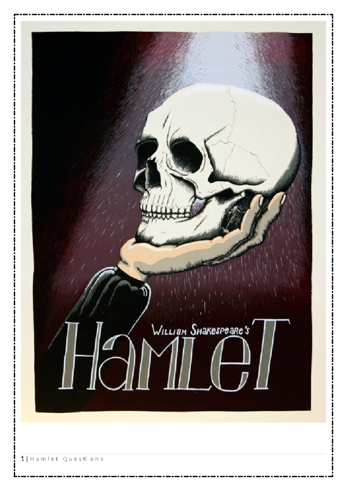 HAMLET (OES) Essay Questions: Themes, Characters, and Analysis - Studocu