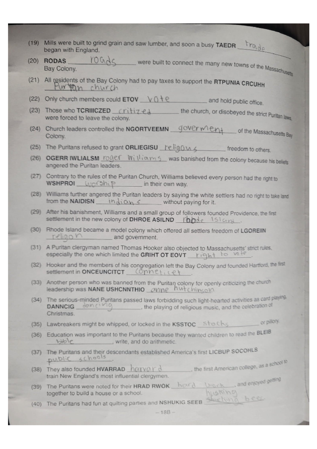 BSA 290 Final Exam: Analysis of Puritan Society and Governance - Studocu