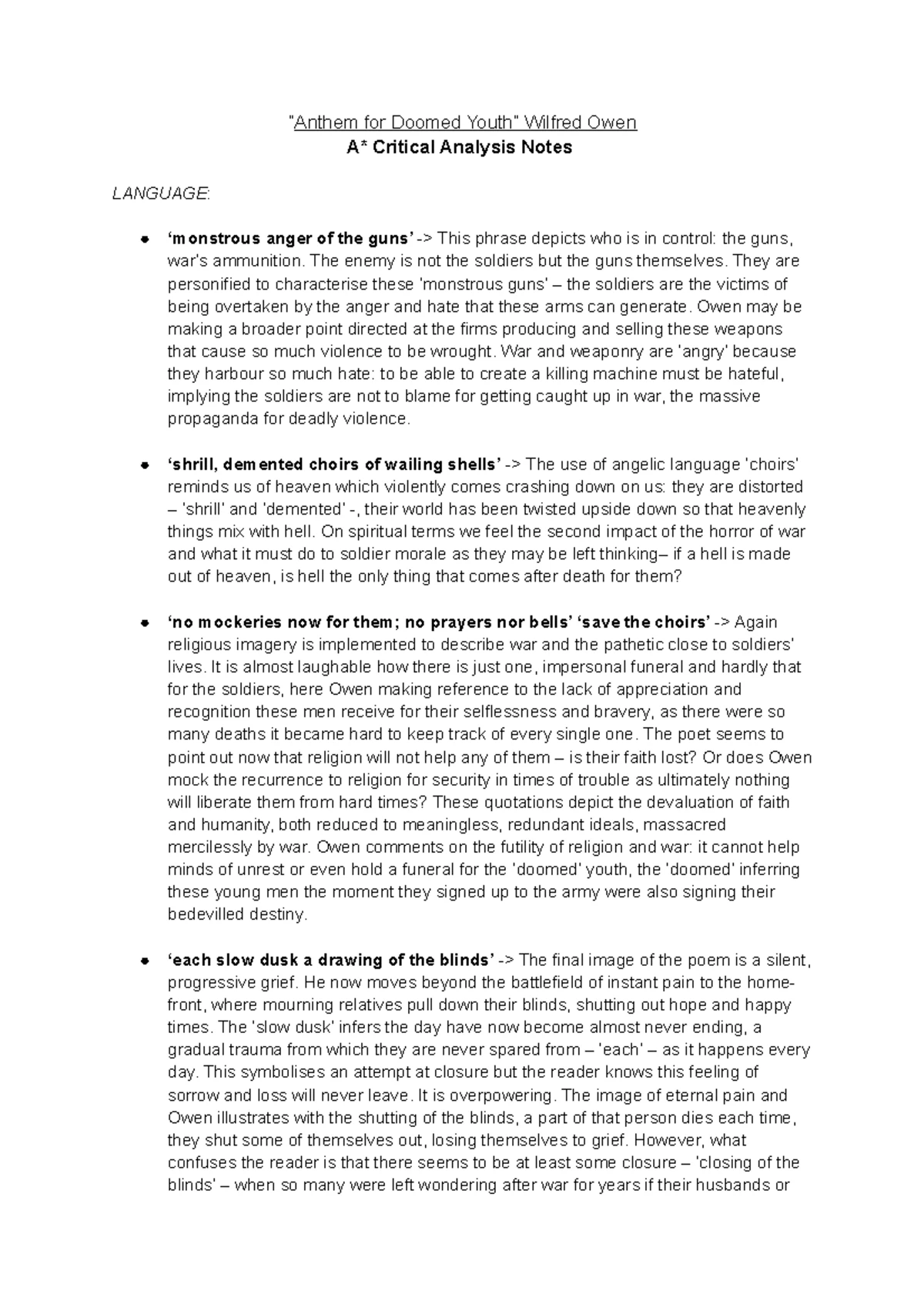 Midterm Analysis of Poem "Mid-Term Break" by Seamus Heaney - Studocu