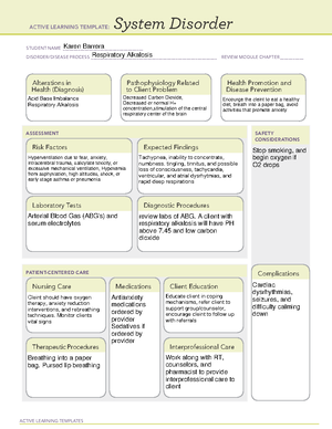 ATI System Disorder Template COPD - ACTIVE LEARNING TEMPLATES ...