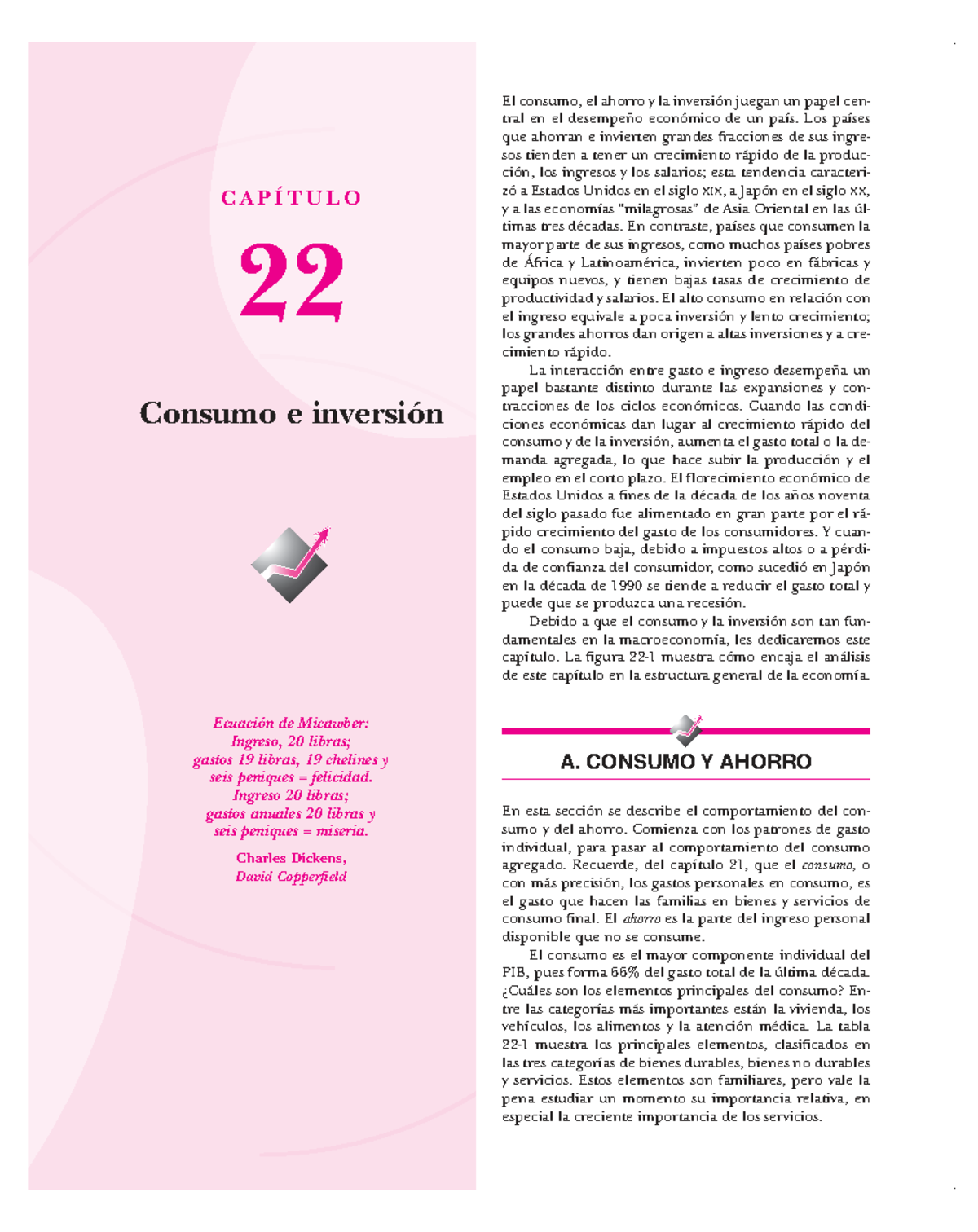 CAPÍTULO 22: Consumo e Inversión en la Macroeconomía - Samuelson - Studocu