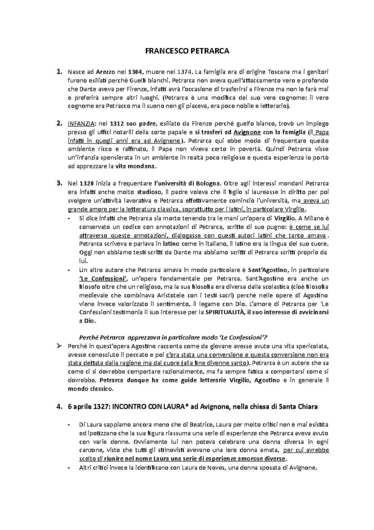 Francesco Petrarca: Biografia, Temi e Analisi Comparativa con Dante ...