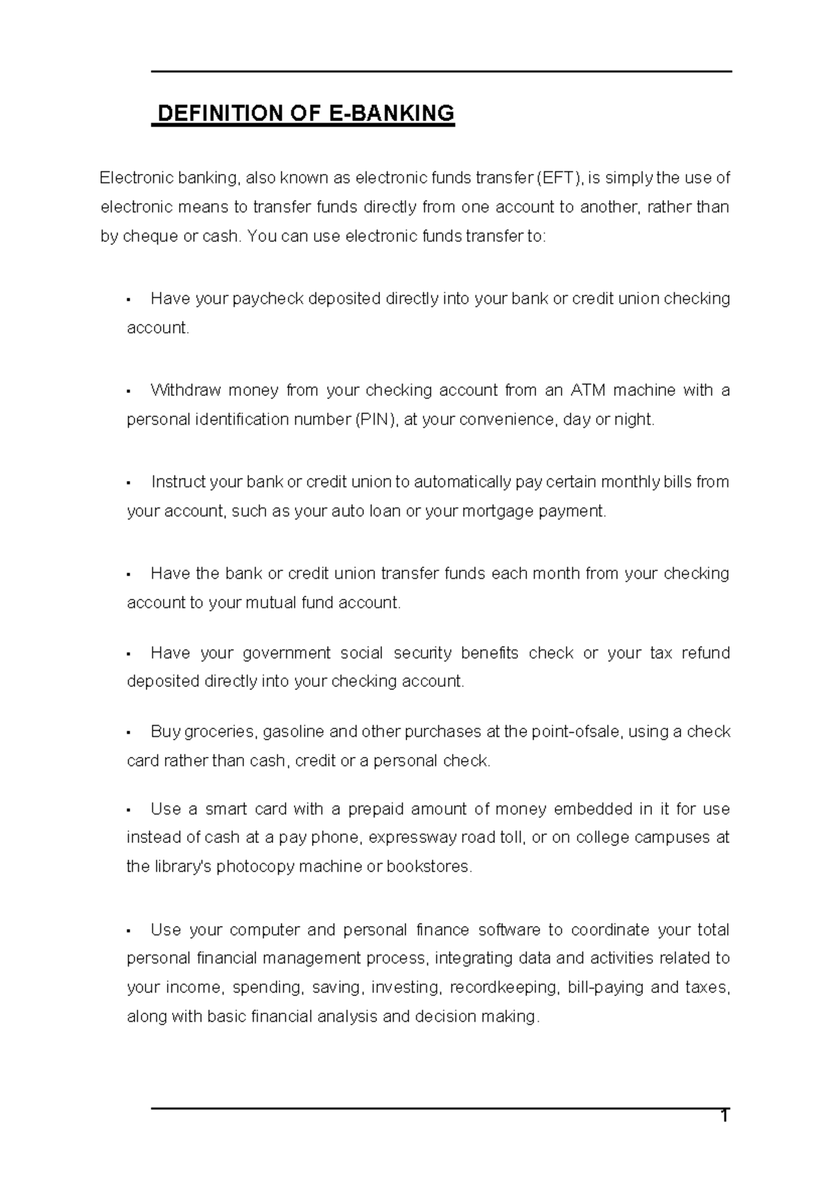 E-Banking Overview: Definition, Types, and Global Trends (Mahi 11 ...