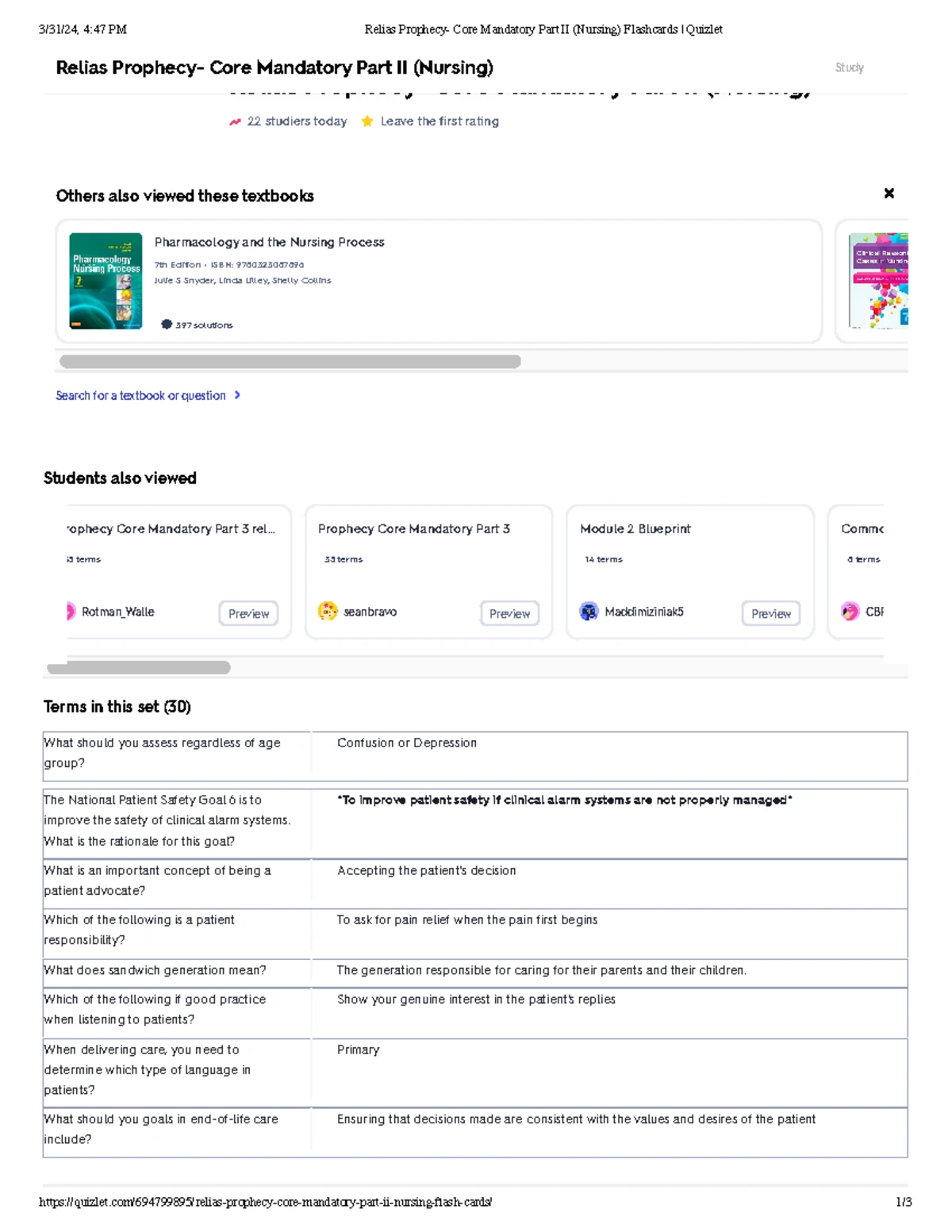 Relias Assessments - Core Mandatory Part I Study Guide - Studocu