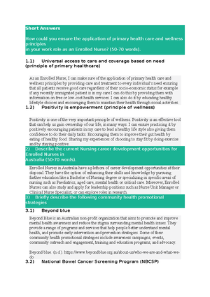 [Solved] 31 Outline the rationale for wound tracing please provide - Diploma of nursing ...