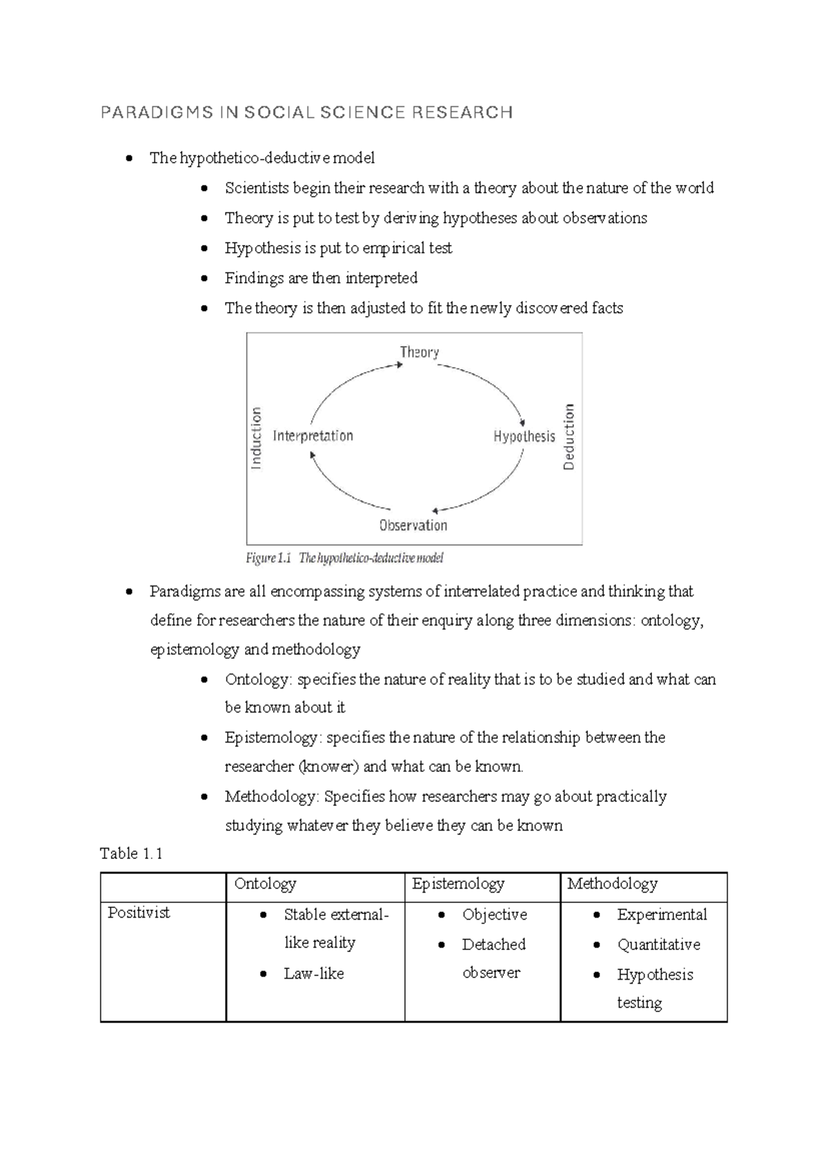Paradigms in Social Science Research: A Comprehensive Overview - Studocu