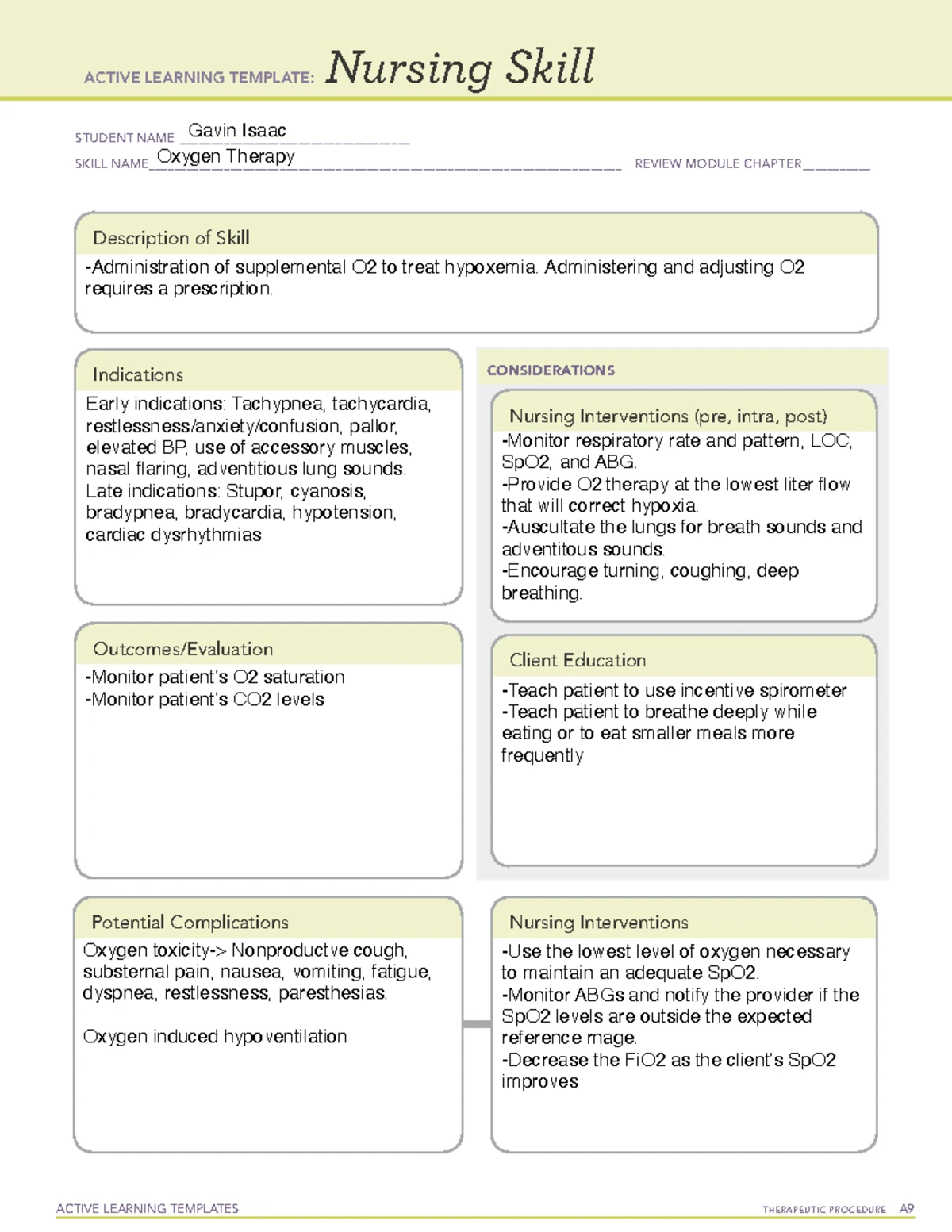 Medication Albuterol - Active Learning Template - ACTIVE LEARNING ...