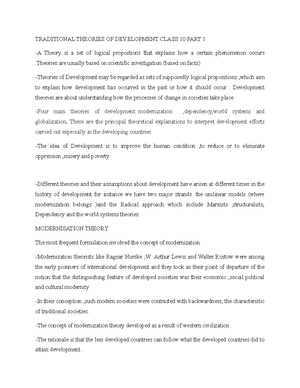 Linear and Non Linear Paradigms to development - Paradigms and theories ...