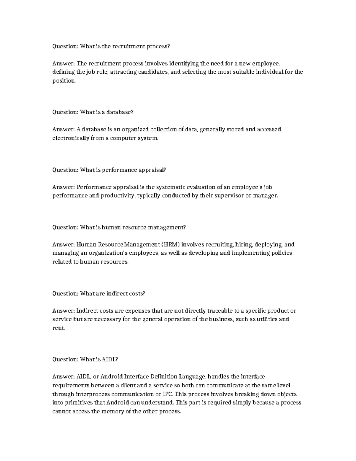 Cornell Capstone Project: Recruitment & HRM Insights - Studocu
