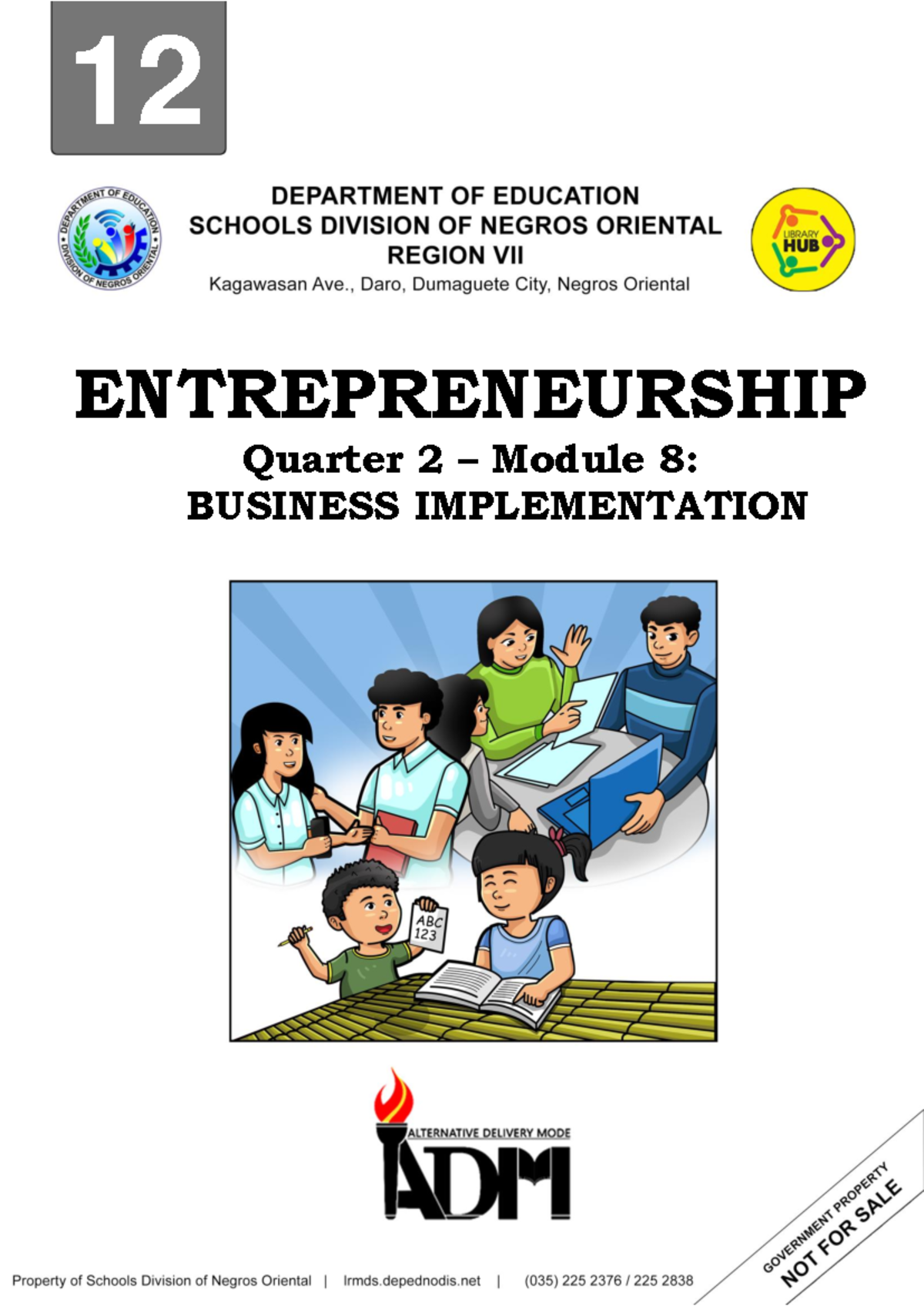 Entrep Module 8 - Lecture Notes - 1212 ENTREPRENEURSHIP Quarter 2 ...