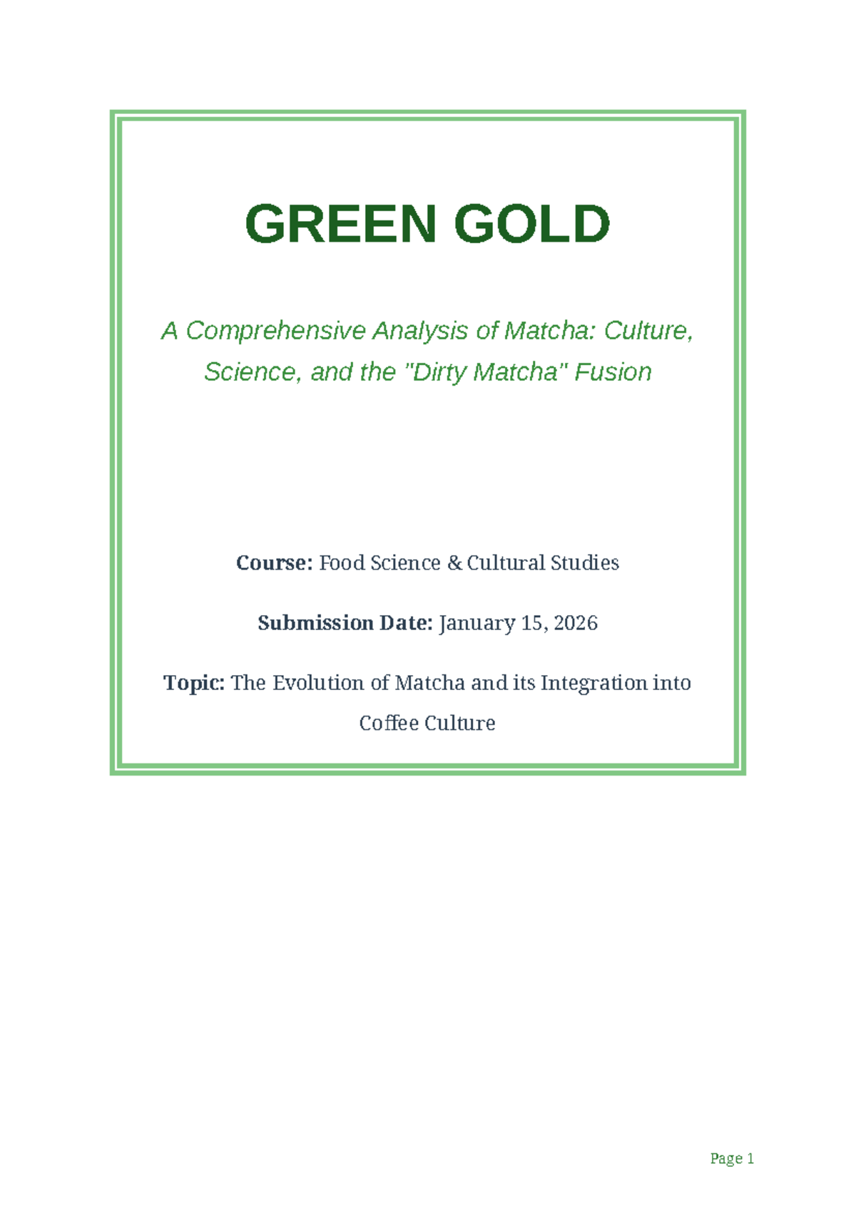 F6t J2a Yz4kx Gni PNj Gzx J: Matcha's Cultural Evolution & Coffee ...