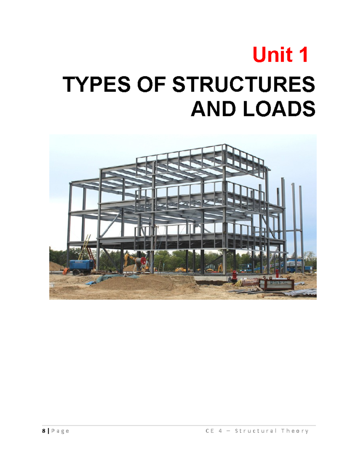Module 1: Structural Engineering Concepts and Load Types Notes - Studocu
