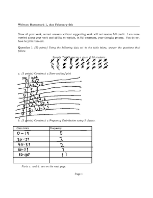 [Solved] Use a stemandleaf plot to display the data which represent the ...