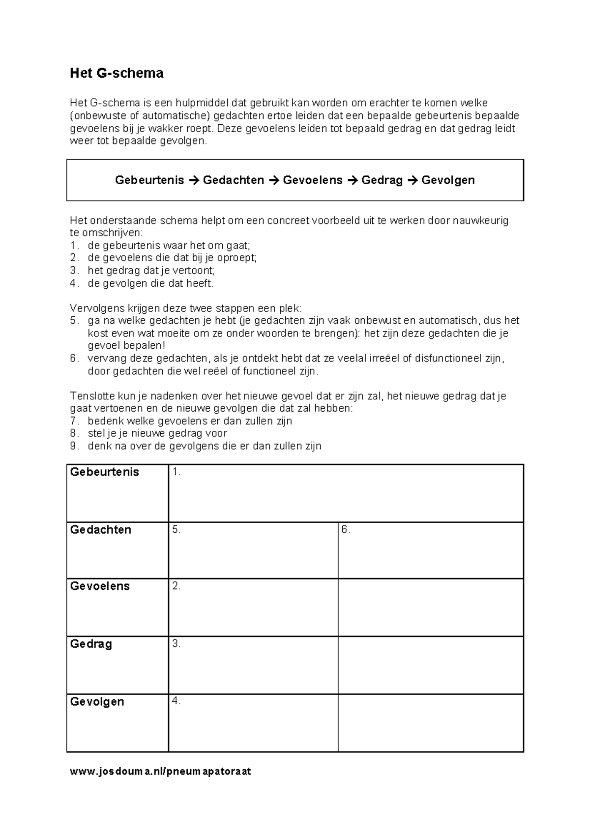 G-schema Analysis and Insights - G-schema.pdf - Studeersnel