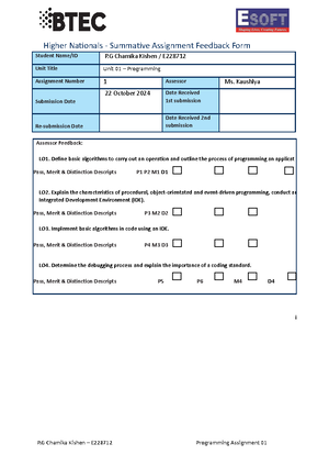 SDLC Guidance Students - Activity 1 and 2 – This should be a report. Define the Problem and ...