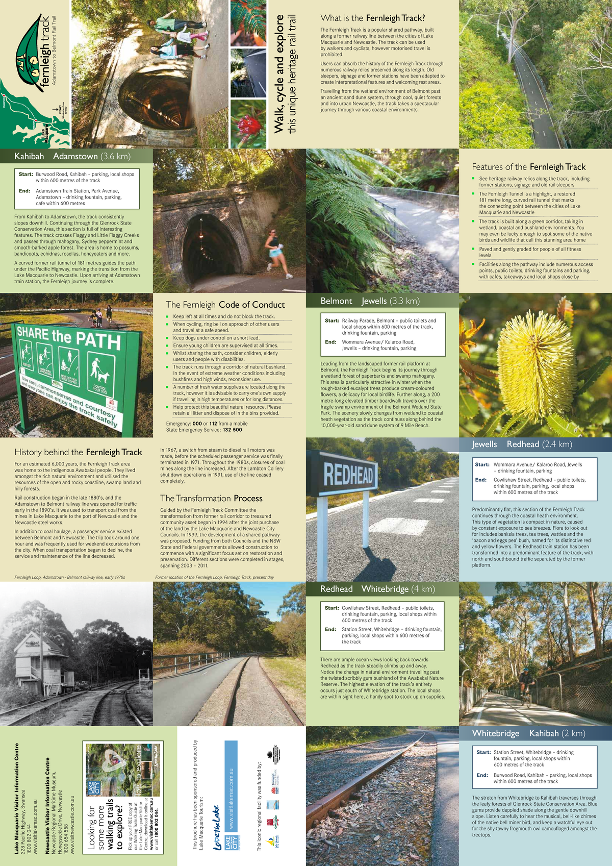 Fernleigh Track Brochure: Adamstown to Belmont Rail Trail Guide - Studocu