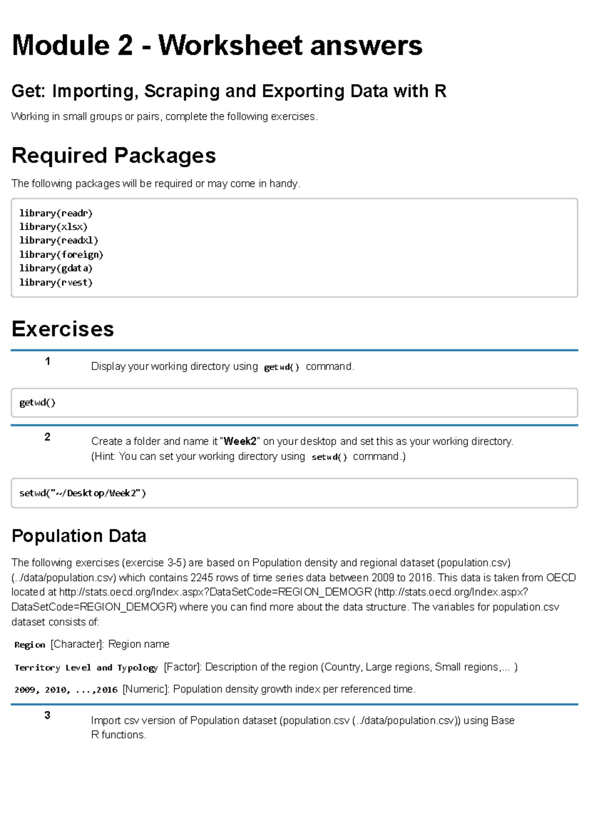 Module 2 - Worksheet answers - Module 2 - Worksheet answers Get ...