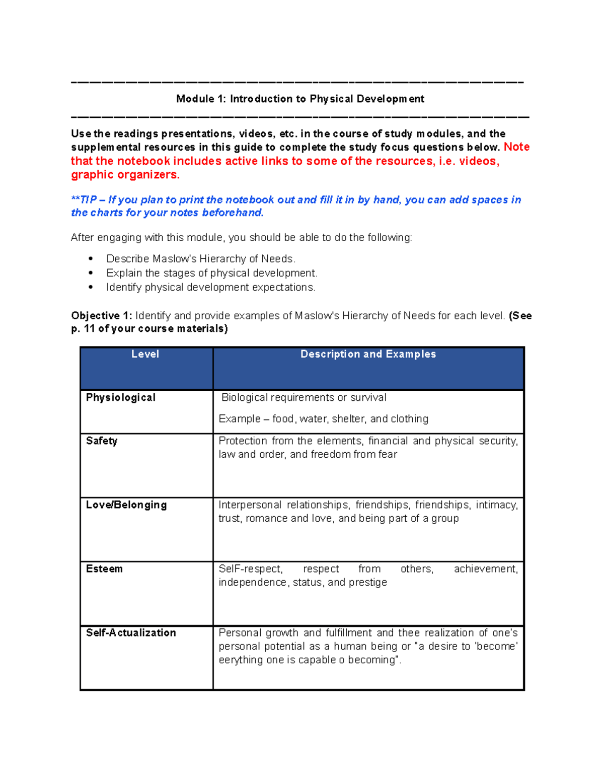 Module 1 Notebook - 1