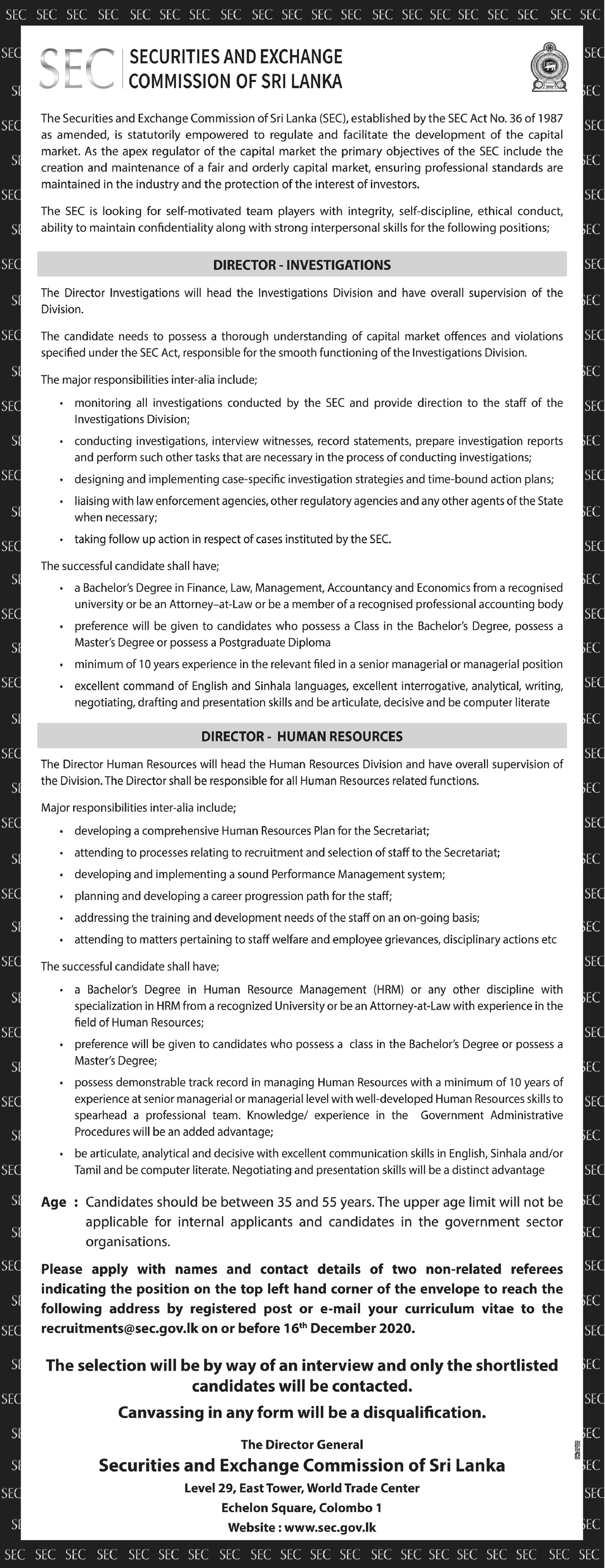 SEC Paper Analysis and Discussion 2020 - Studocu