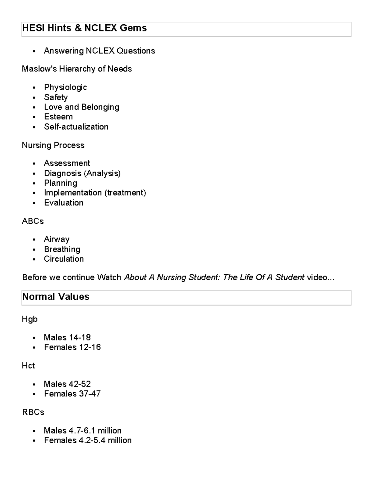 HESI Exit & NCLEX Study Guide: Key Concepts and Tips for Success - Studocu