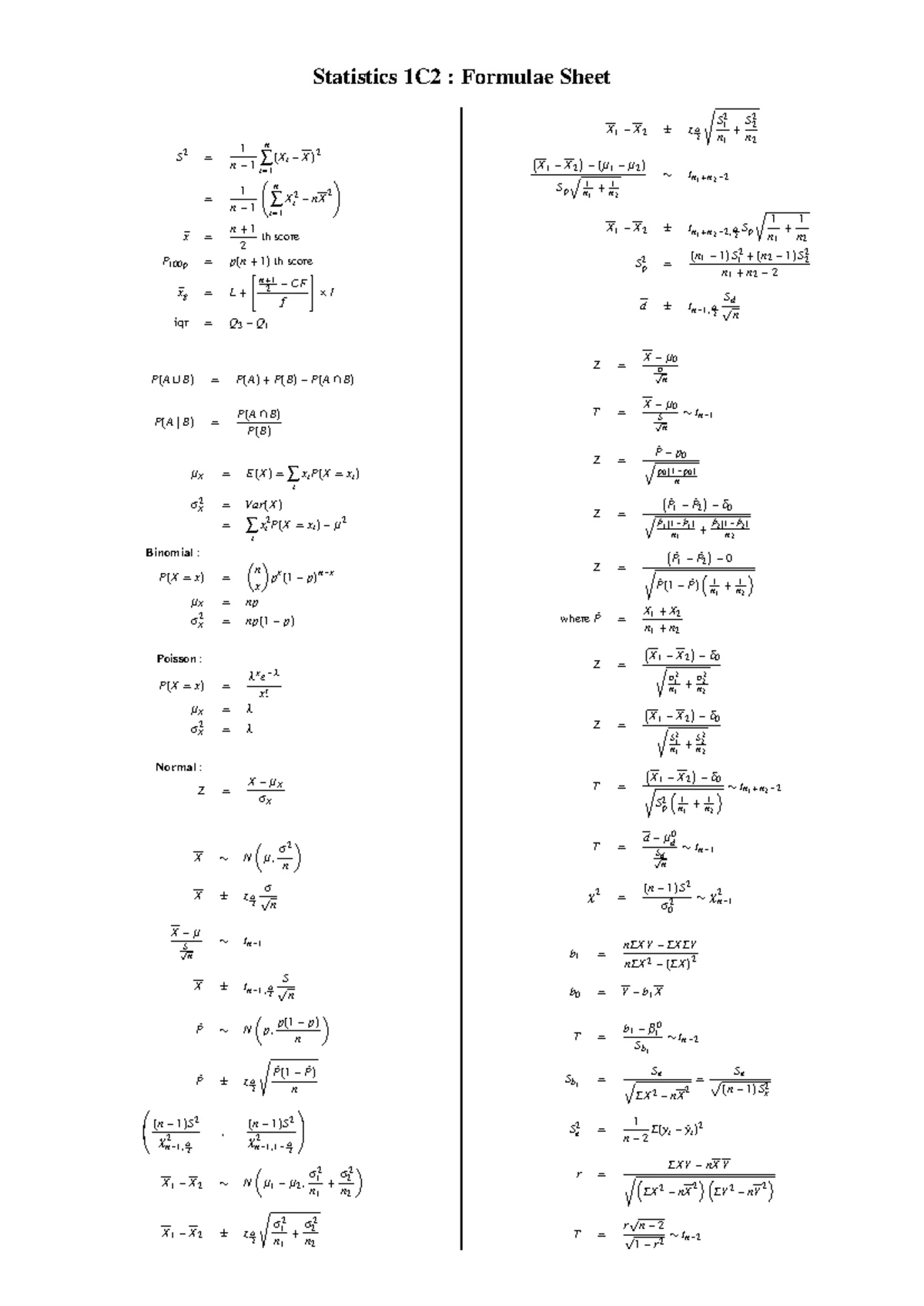 3Lecture Notes Discrete Probability Distributions - STA 1C2 - Studocu