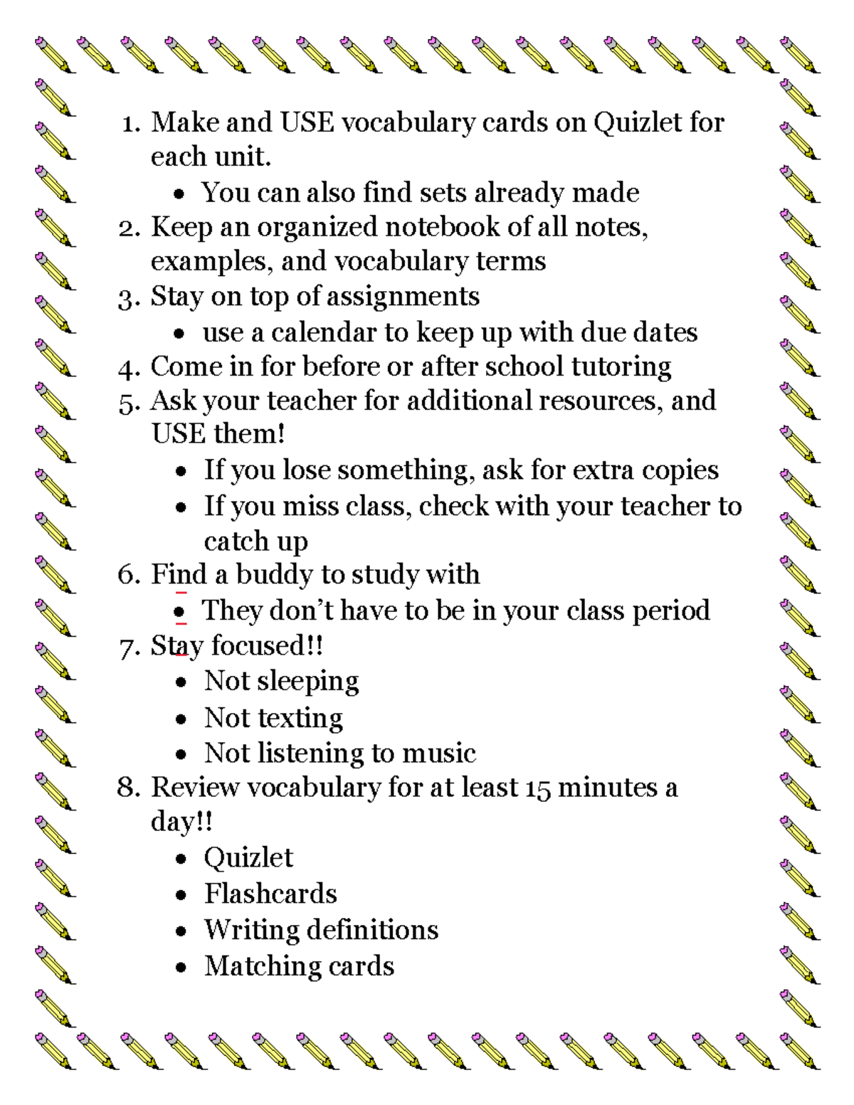 Study Tips for Success in Class: Effective Strategies and Resources ...