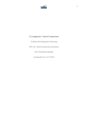 INT 220 Module Three Assignment - For example, consider what ...