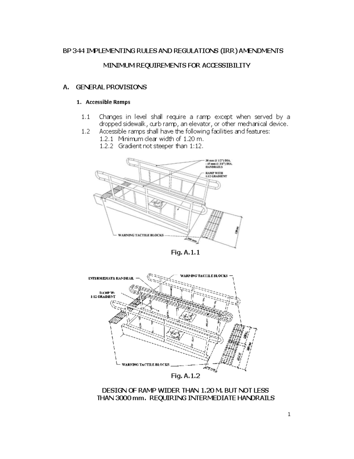 PWD RAMP BP344 - Detailed Accessibility Requirements and Guidelines ...