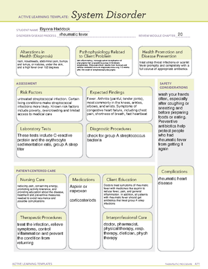 ATI children remediation heart failure - ACTIVE LEARNING TEMPLATES ...