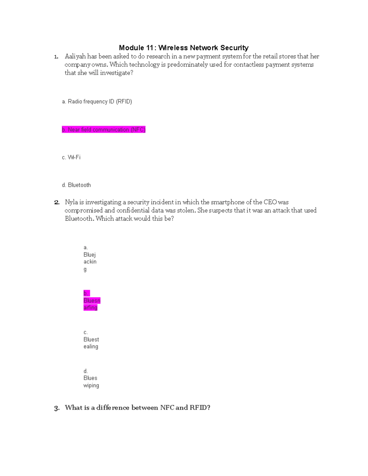Chapter 9 practice questions - Network Security Appliances and Technologies Which of the ...