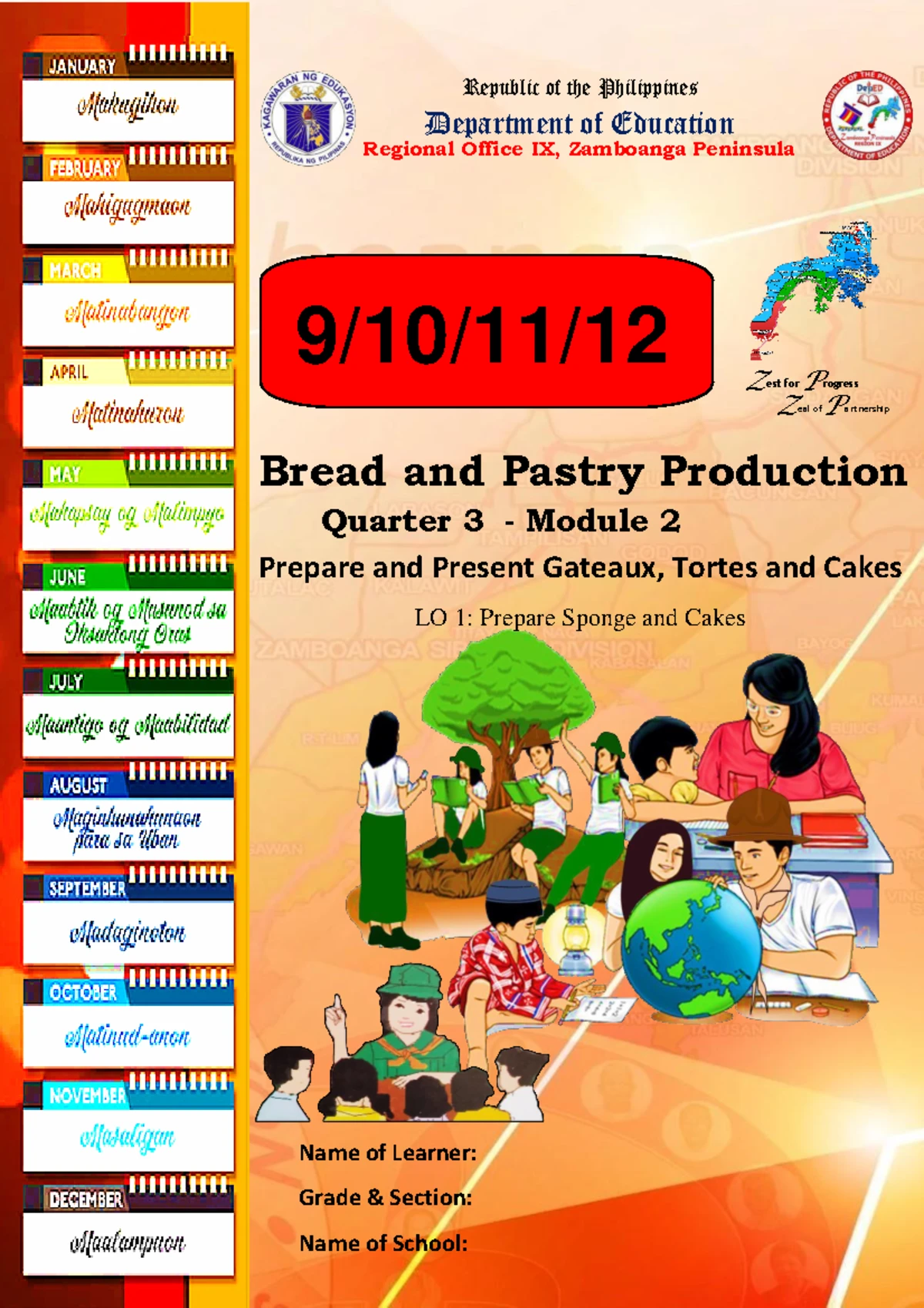 TLE9 Q1 W3 BPP - Bread and Pastry Production Quarter 3 For Grade 9/10 - TLE Bread and Pastry ...