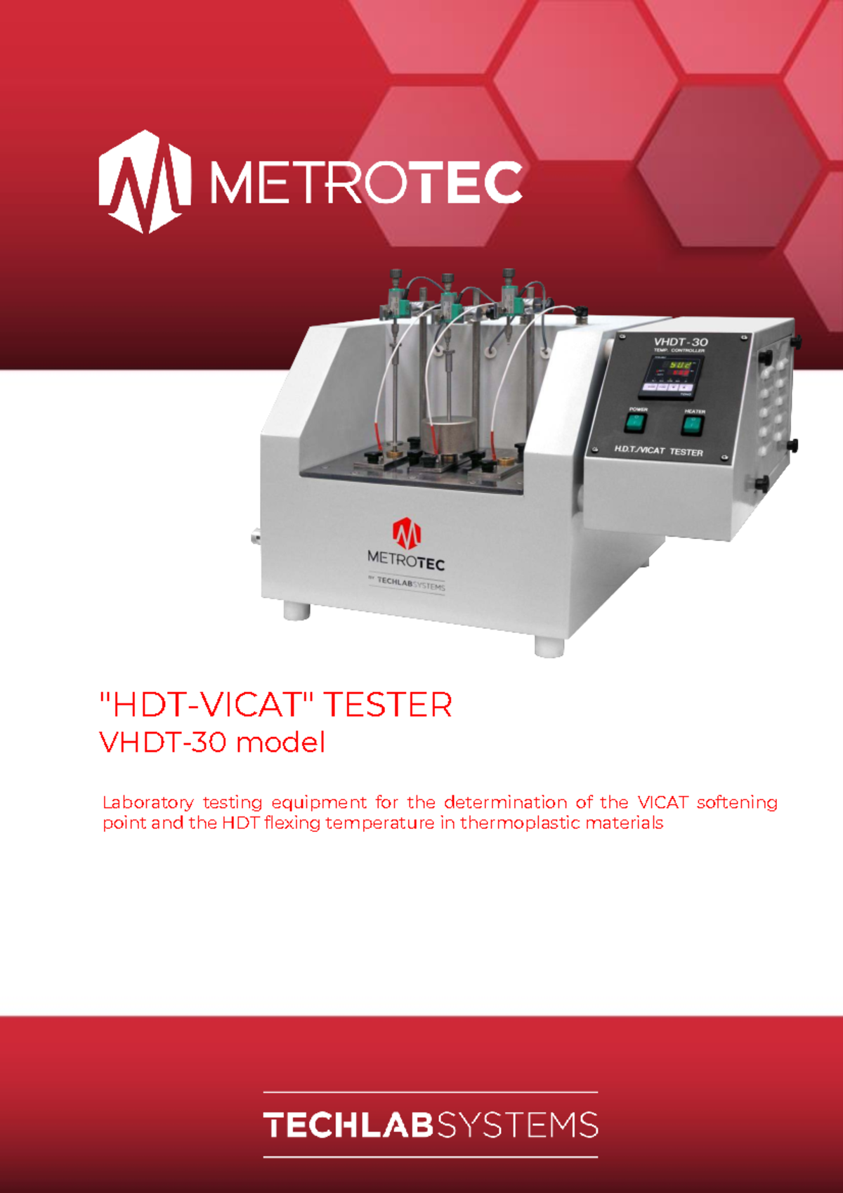 VHDT30 Vicat and HDT Tester: Equipment for Thermoplastic Analysis - Studocu