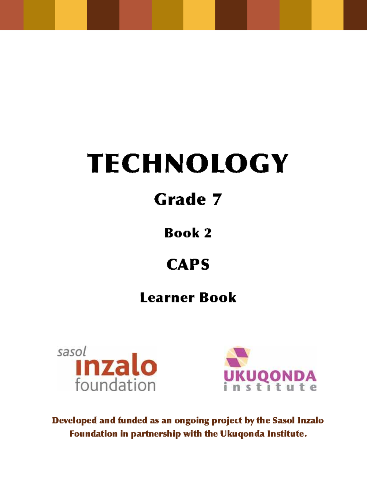 ENG Grade 7 Term 3 & 4 Technology Learner Workbook - Studocu
