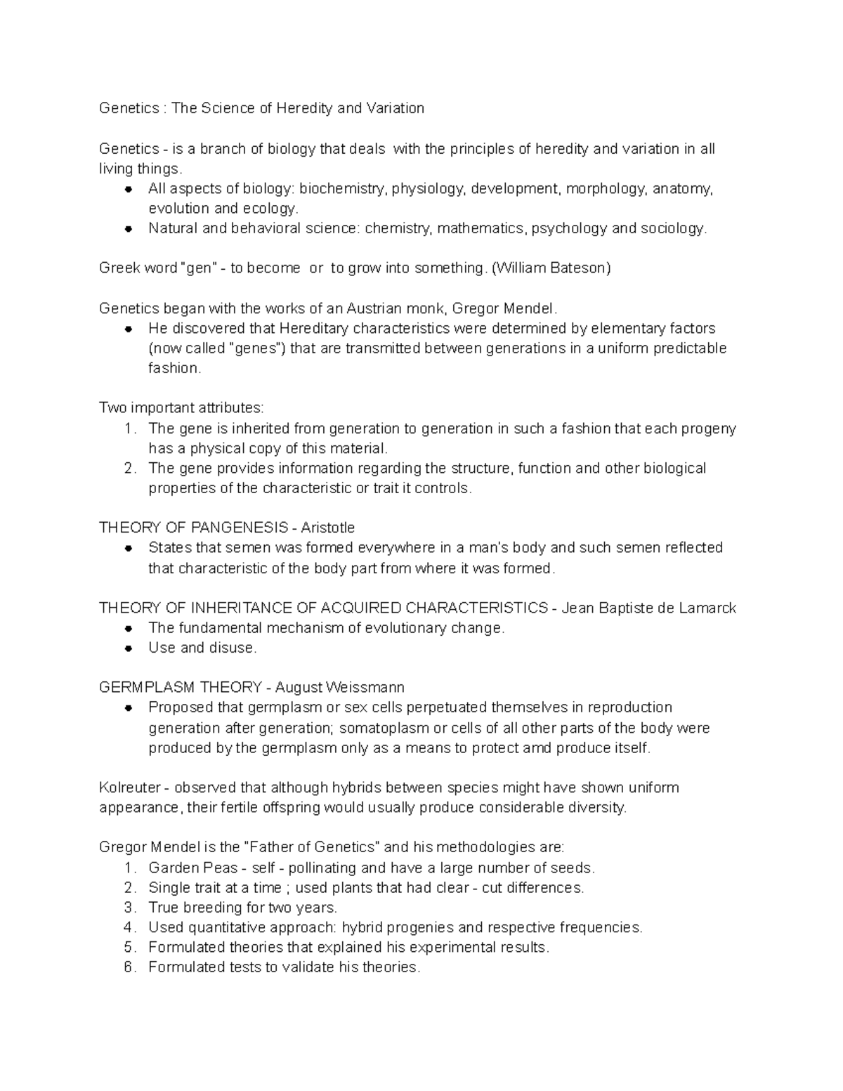 Genetics - The-Science-of-Heredity-and-Variation - Genetics : The ...